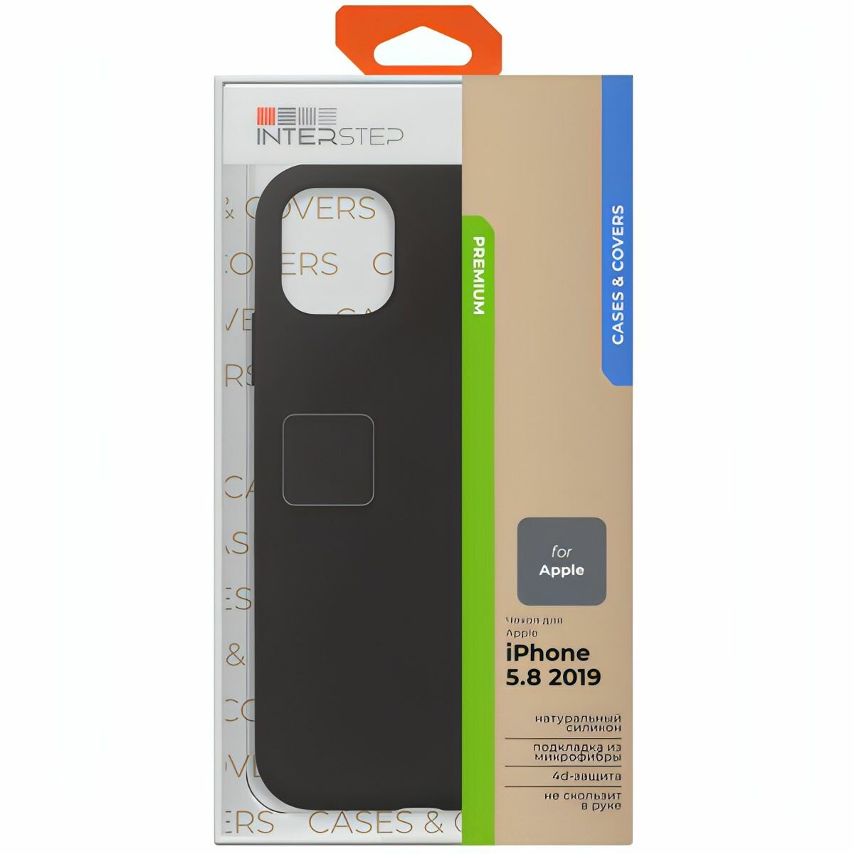 Чехол InterStep 4D-TOUCH EL iPhone 11 Pro Black — фото 1