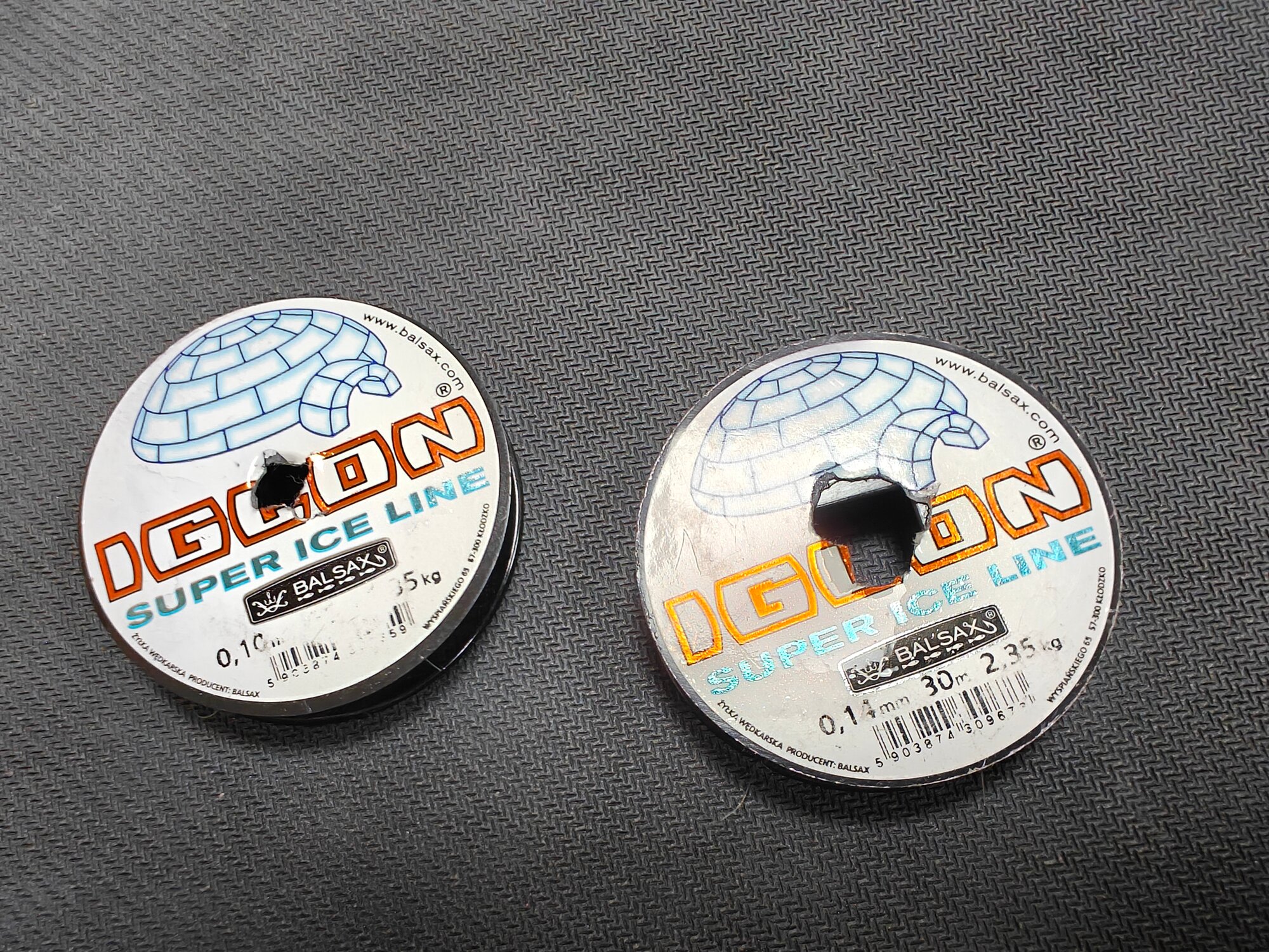 Леска зимняя Balsax IGLON, набор 2 шт: 30m, (0,14mm/2,35kg; 0.10mm/1,35kg), made in Poland