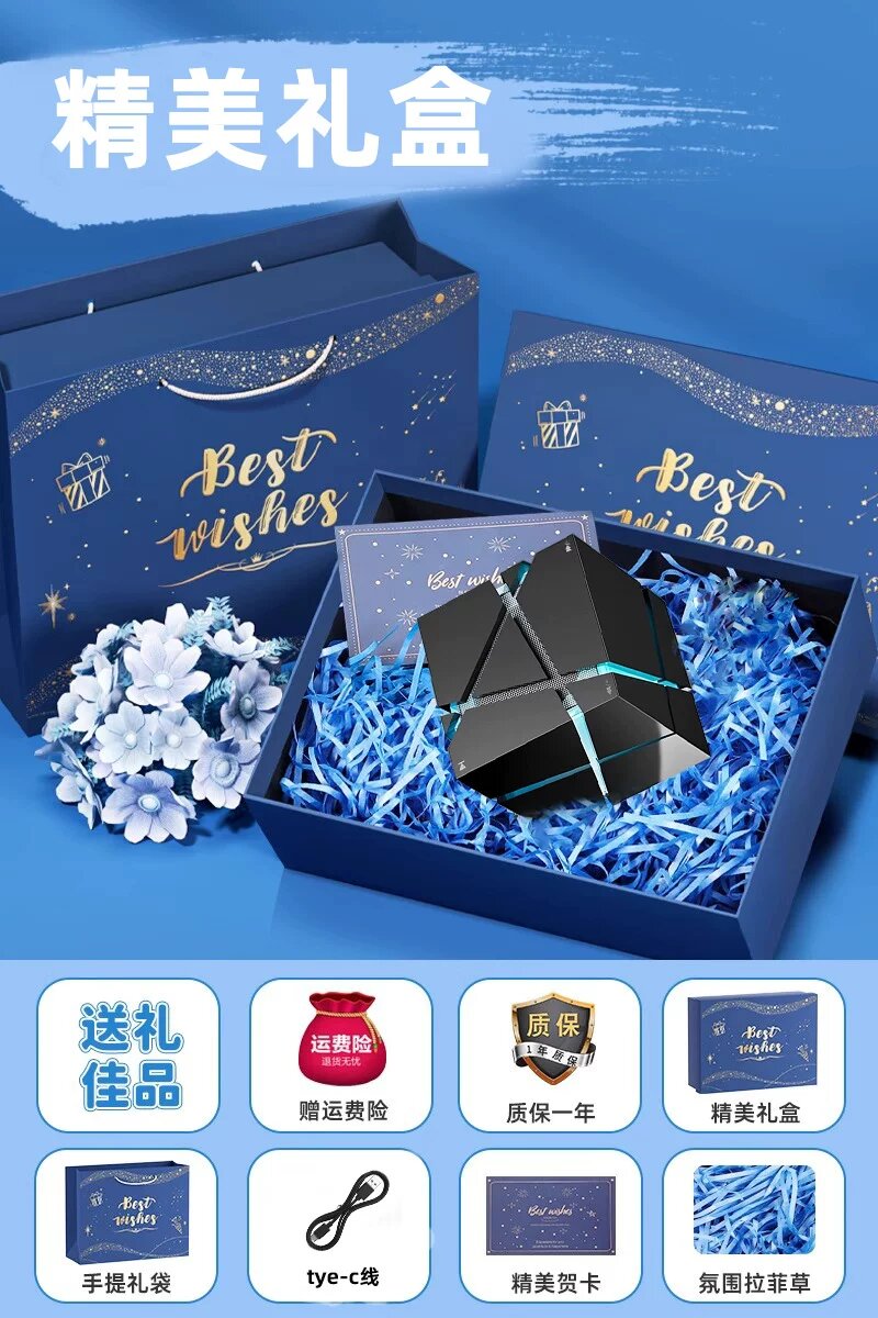 Bluetooth-колонка Black Warrior Magic Cube с сабвуфером, портативная мини-колонка для улицы с высокой громкостью,