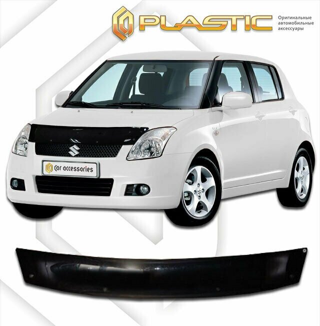 Дефлектор капота Classic черный Suzuki Swift Год выпуска 2004-2010