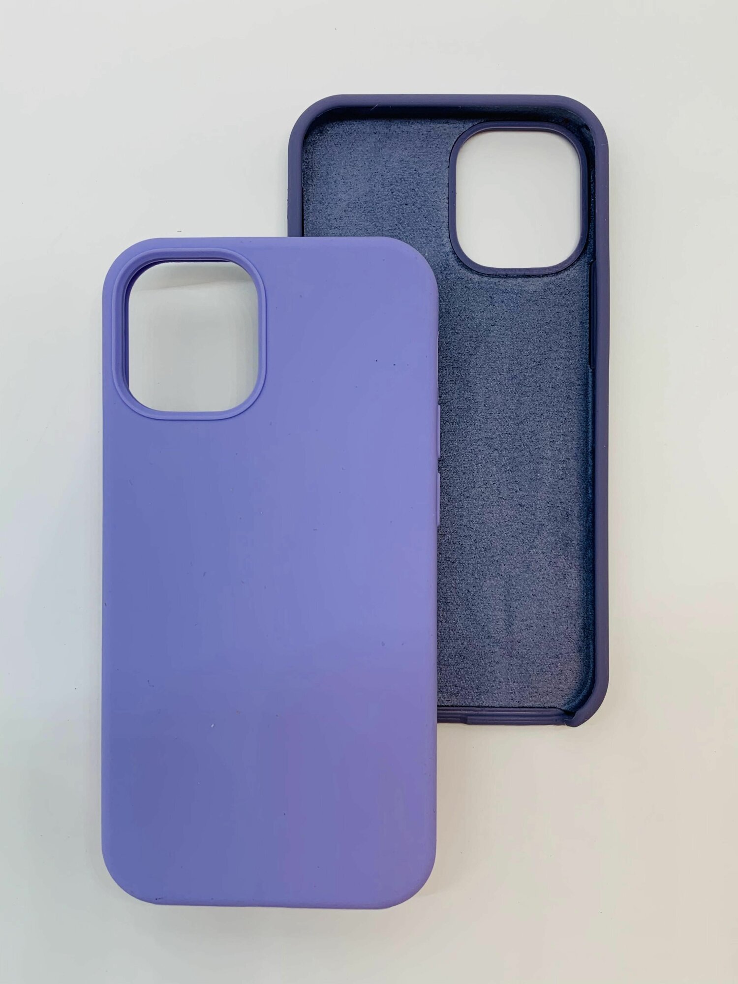 Чехол-кобура Aiwo Silicone Case, для iPhone 12 Mini, покрытие soft-touch, Лавандовый