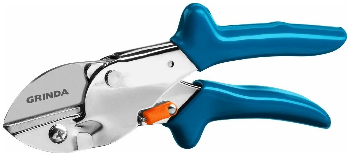 Контактный секатор GRINDA PROLine со стальными рукоятками 190 мм диаметр реза 16 мм лезвия из нержавеющей стали 4CR13 закалка 50-52 HRC