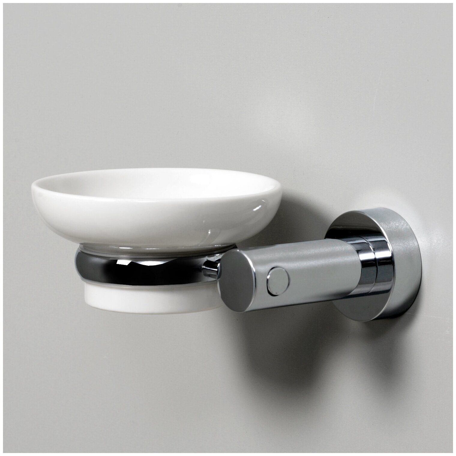 Мыльница WasserKRAFT K-24229, настенная, круглая, хромированная