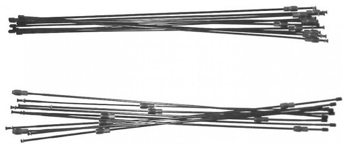 SHIMANO Спицы Shimano для WH-MT66-R12/R-29, задн. (306ммX28шт.), нипеля(28шт.),