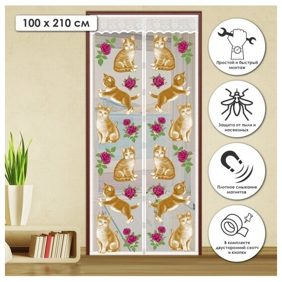 Противомоскитная сетка Rosenberg (100х210см) R-400027