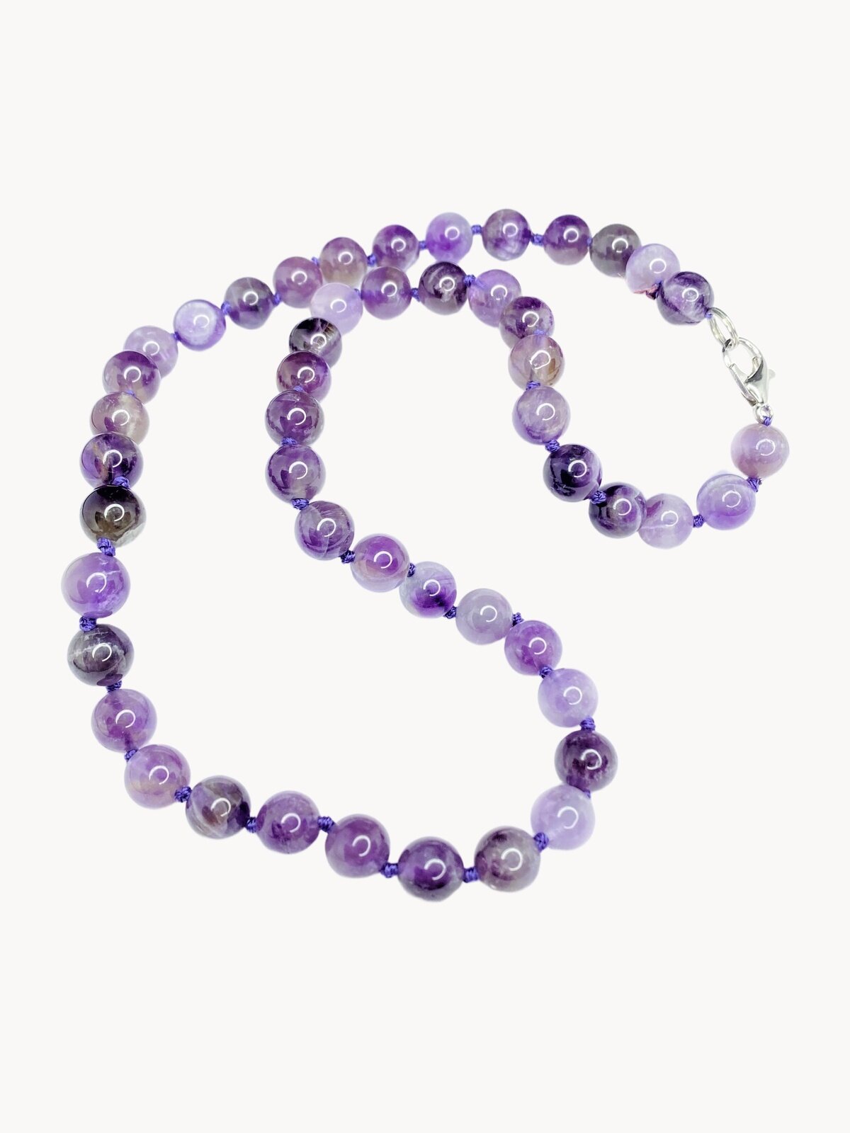 Бусы, аметист