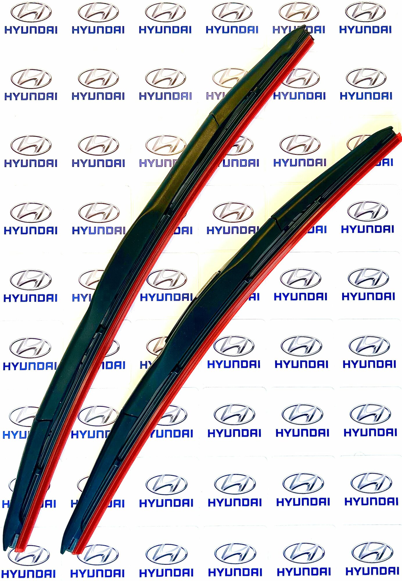 Щетки- "дворники" стеклоочистители гибридные для HYUNDAI/ хендай -i10 I/II [PA, BA, IA] 2006=>; -Accent III [MC] 2006-2012; -Matrix [FC] 2001-2010; -Verna [MC] 2005-2011. (по цене обычных!)