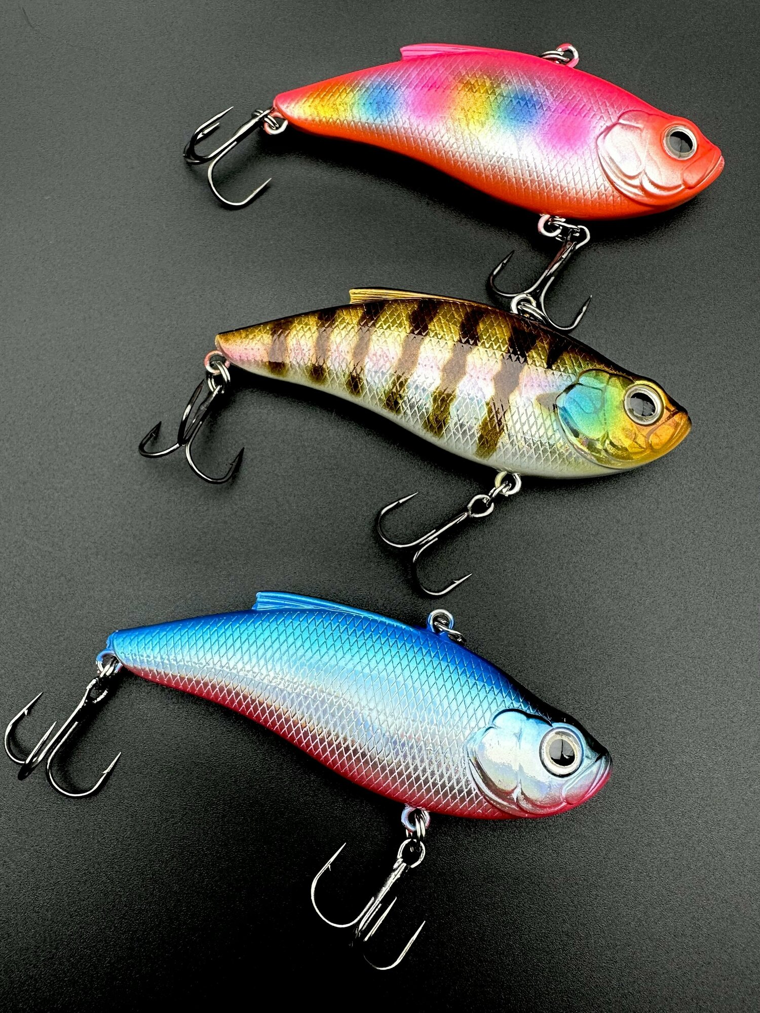 Набор 3 воблера Раттлин Calibra ZipBaits 75 мм 16,5 гр №509, 220, 057 для зимней рыбалки на форель, щуку, судака, окуня