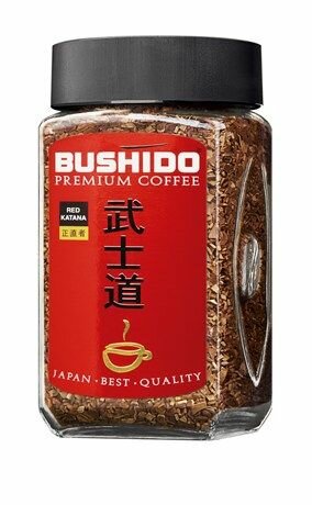 BUSHIDO Кофе растворимый сублимированный Red Katana, 100 г