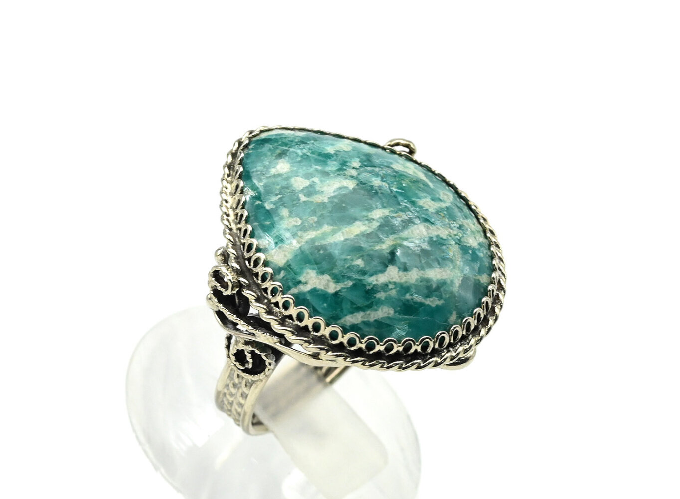 Кольцо, амазонит