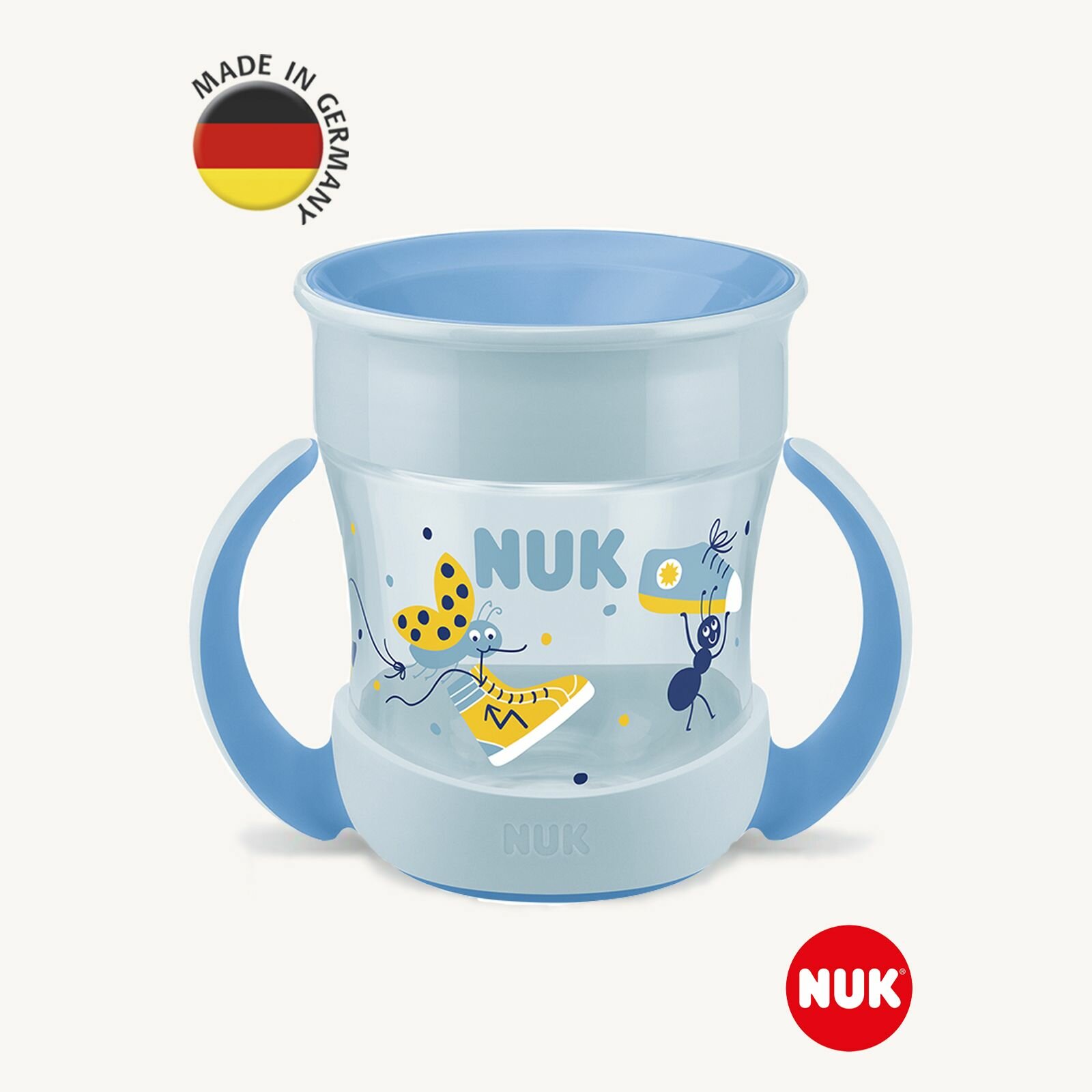 NUK EVOLUTION Поильник-непроливайка MINI 160 мл для детей от 6-ти месяцев