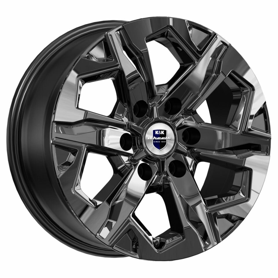 Диск литой КиК Тейт (КС1050) 7,5\R17 6*139,7 ET36 d100,1 Кварц [82188] Fb max 925 kg легкосплавный