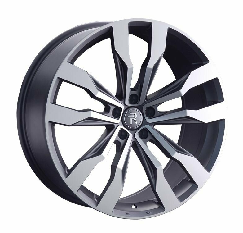 Колесный диск Replay B128 21x9.5" PCD5x112 ET36 D66,6 темно-серый матовый с полированными лучами