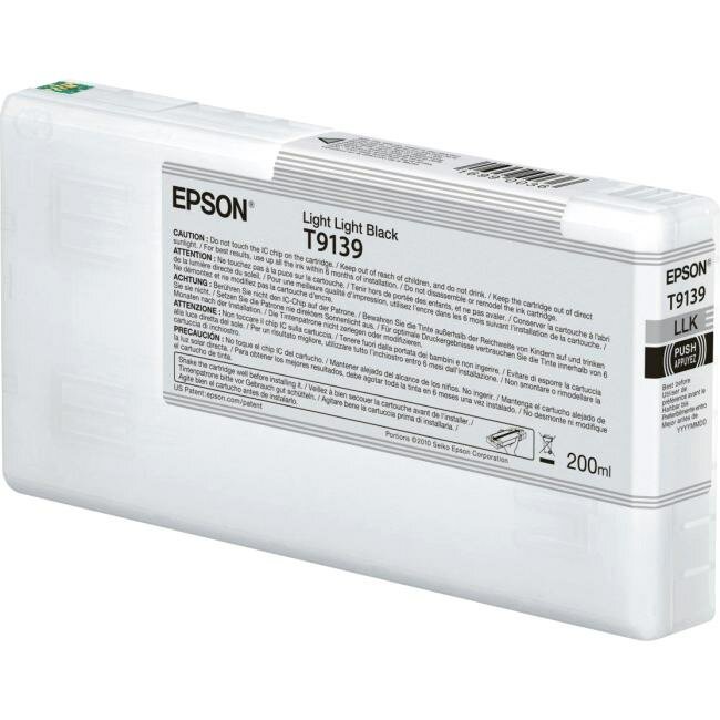 Картридж Epson C13T913900 I/C Light Light Black (200ml) для SureColor SC-P5000
