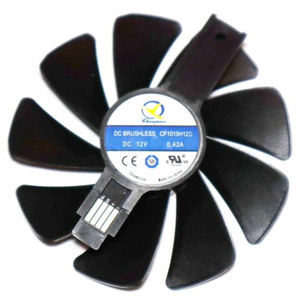 Вентиляторы для видеокарт Sapphire Nitro 95 мм, 5 штук