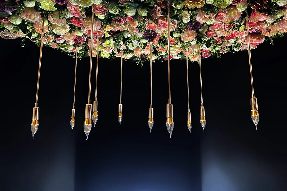 Гирлянда "Свеча" (гирлянда для декора помещения, 10 элементов)