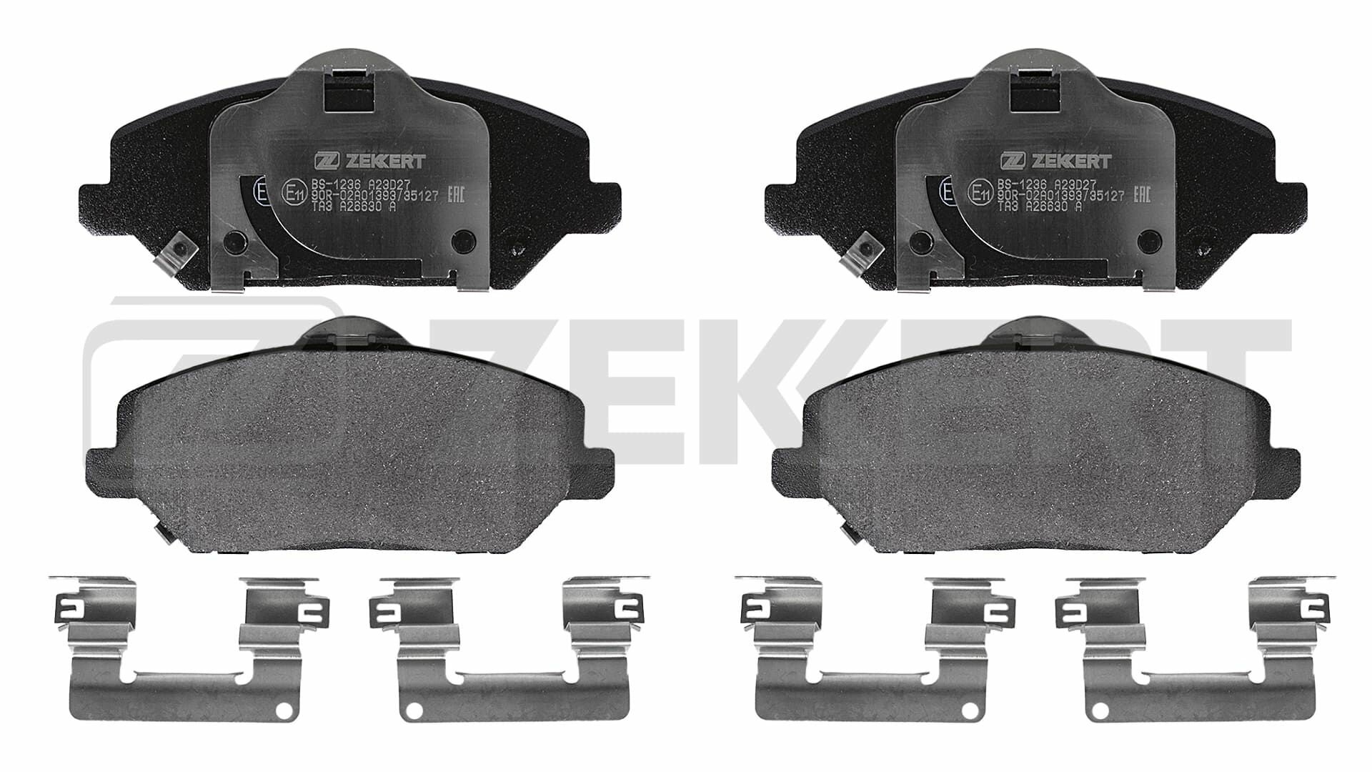 Колодки тормозные передние для Hyundai i30 III (с 2016 г), Kia Ceed III (с 2018 г), ProCeed (с 2018 г), XCeed (с 2019 г) дисковые арт bs-1236