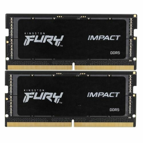 Оперативная память Kingston Fury Impact KF556S40IBK2-64 DDR5 - 2x 32ГБ 5600МГц, для ноутбуков (SO-DIMM), Ret