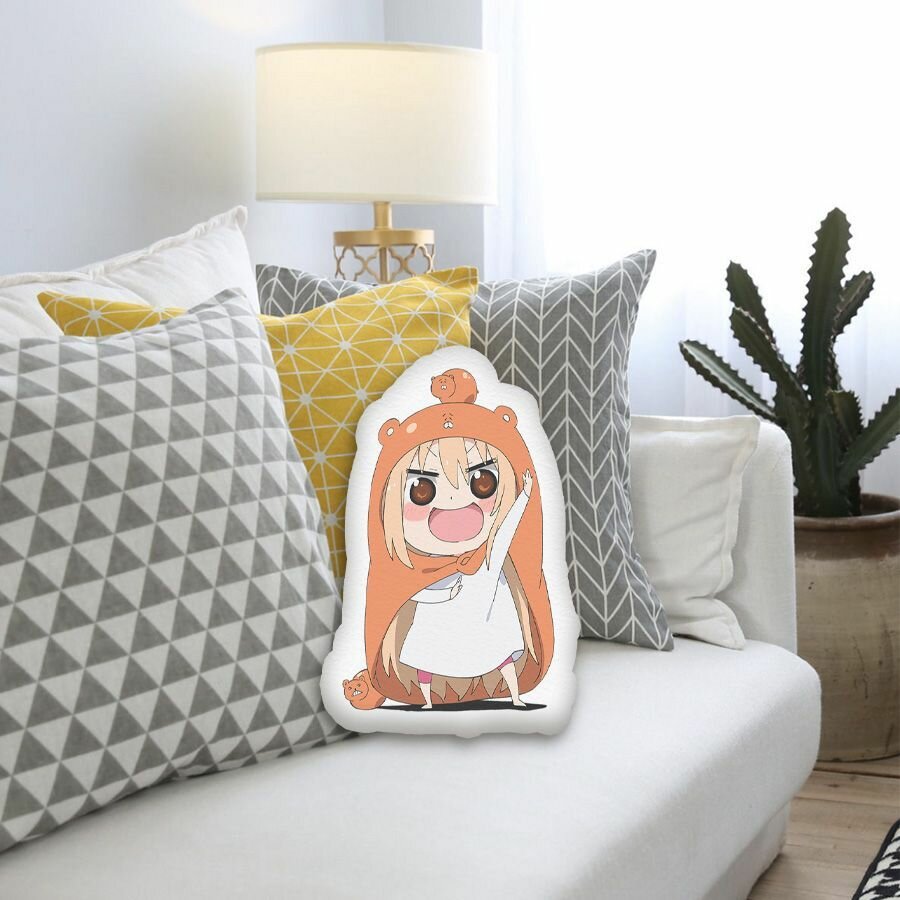 Мягкая фигурная подушка Чиби Himouto! Umaru-chan - Умару BCH0479 40см