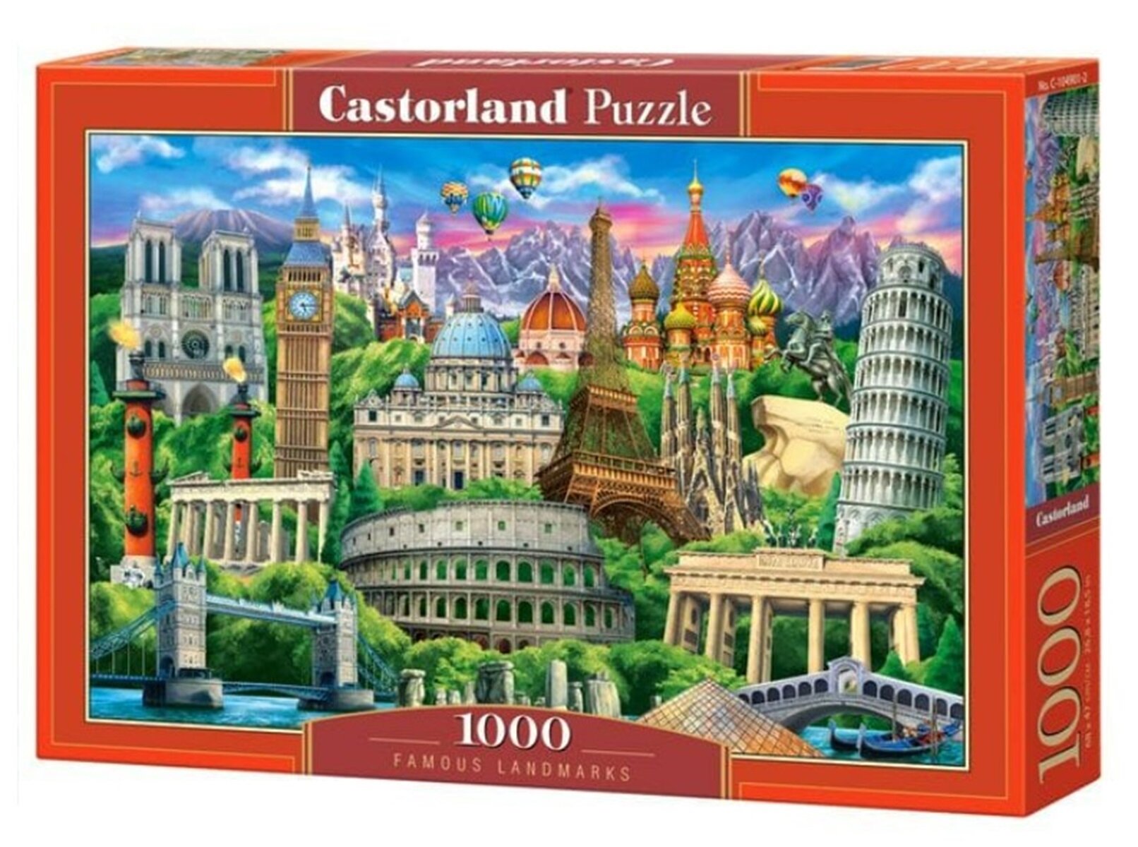 Пазл Castorland Известные достопримечательности, 1000 дет. 4901/C-104901