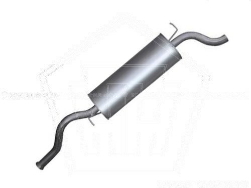 Глушитель ваз 21102 с 2008 года "transmaster universal" нержавейка