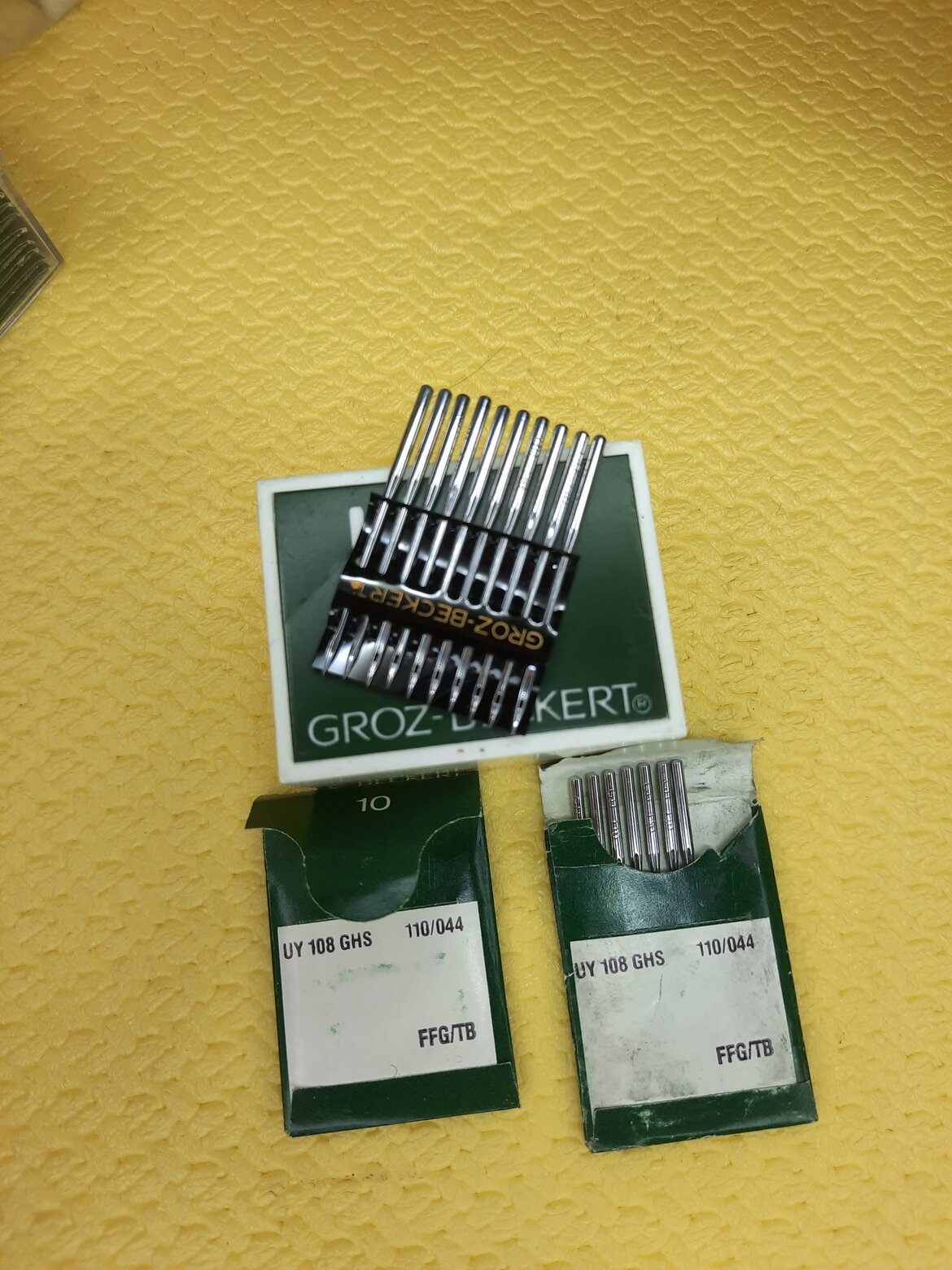 17шт Промышленных швейных игл Groz-Beckert UY108GHS FFG TB №110/044