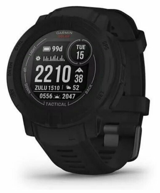 Умные часы ⌚ Garmin Instinct 2 Tactical Black с GPS и пульсометром (010-02627-03)