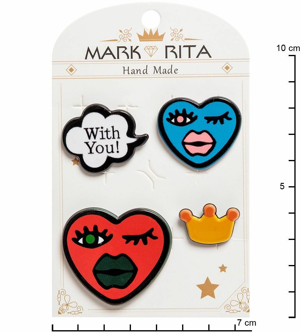 Комплект брошей