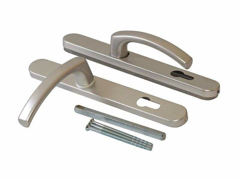 Гарнитур нажимной FKS подпруж. со сплошной накладкой 30/92 с закрытыми винтами , Серебристый