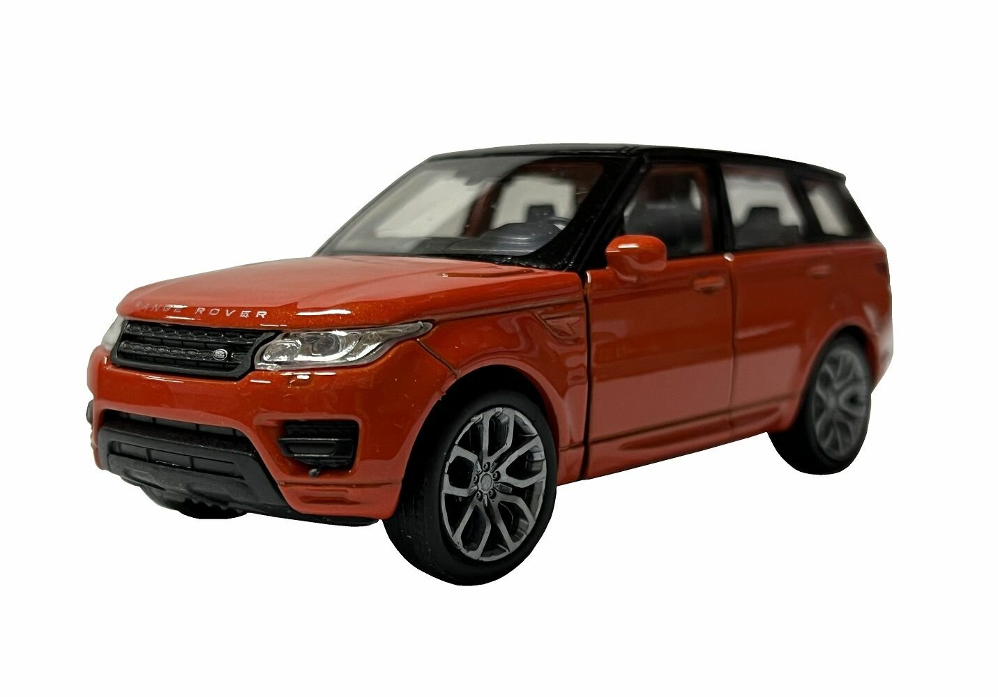 Модель машины 1:38 Welly Range Rover Sport оранжевый 43698 металл