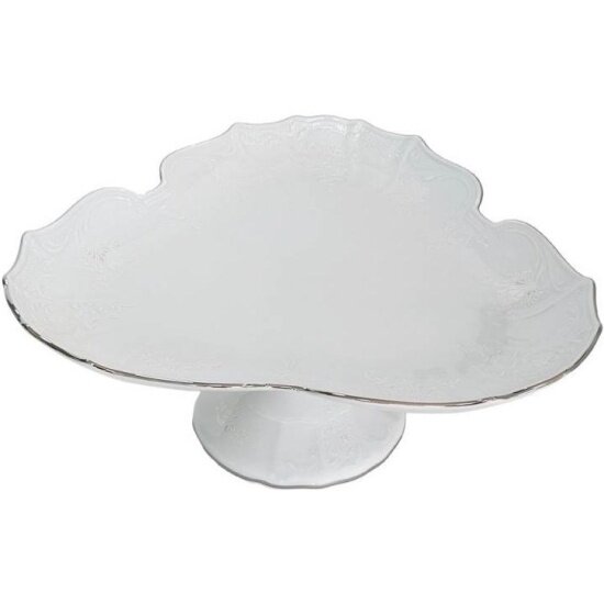 Поднос Bernadotte треугольный 27 см на ножке