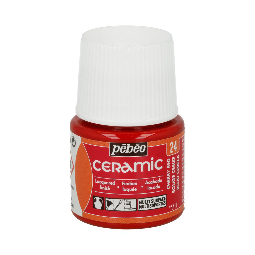 "PEBEO" Краска по керамике и металлу Ceramic 45 мл 025-024 красно-вишневый