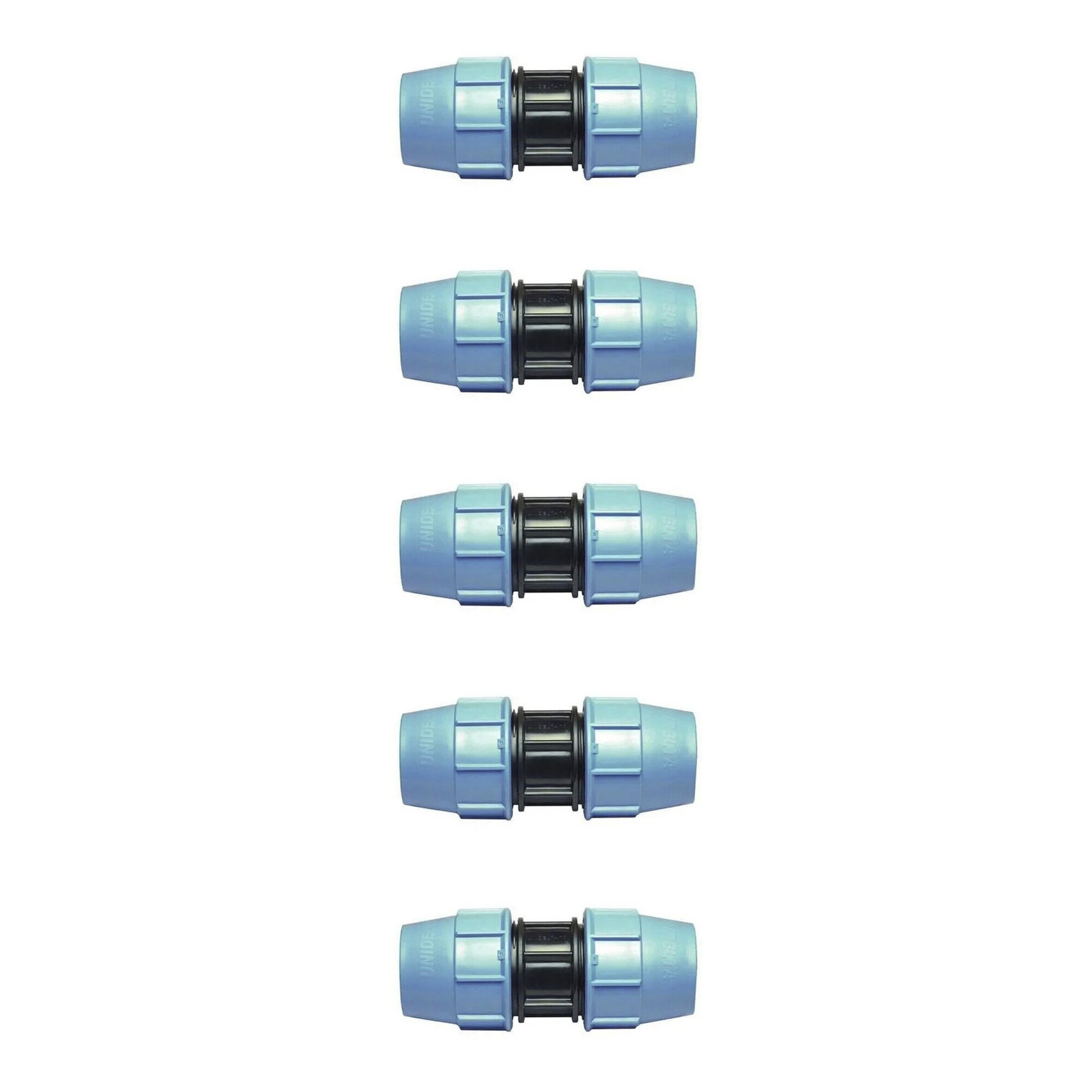 Муфта ПНД компрессионная 25х25 мм (5 шт.)