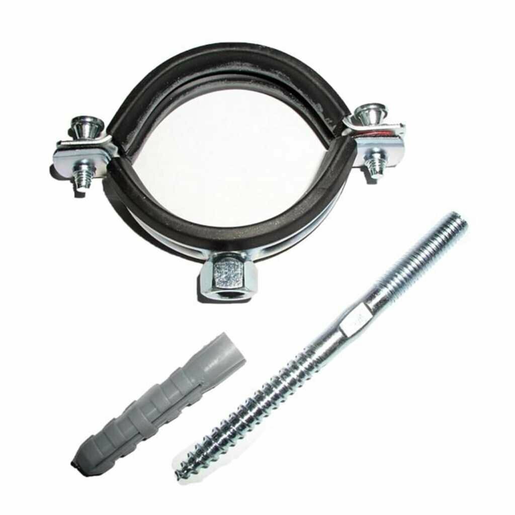 Хомут метллический с гайкой и шильой-шурупом 159-166 mm(6) HUMALT