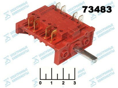 Переключатель для плит 7 позиций 8 контактов XZ307B (№315-8-1)