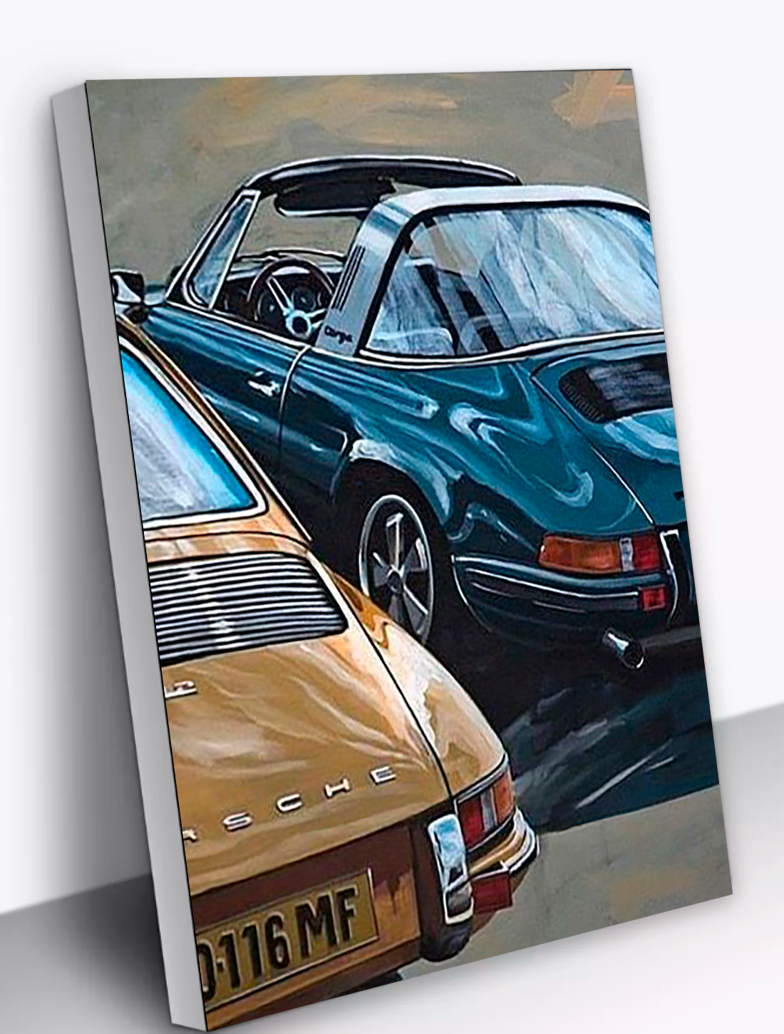 Картина по номерам "Ретро автомобили" 40х50 см, хлопковый холст на подрамнике, акрил, АртТойс