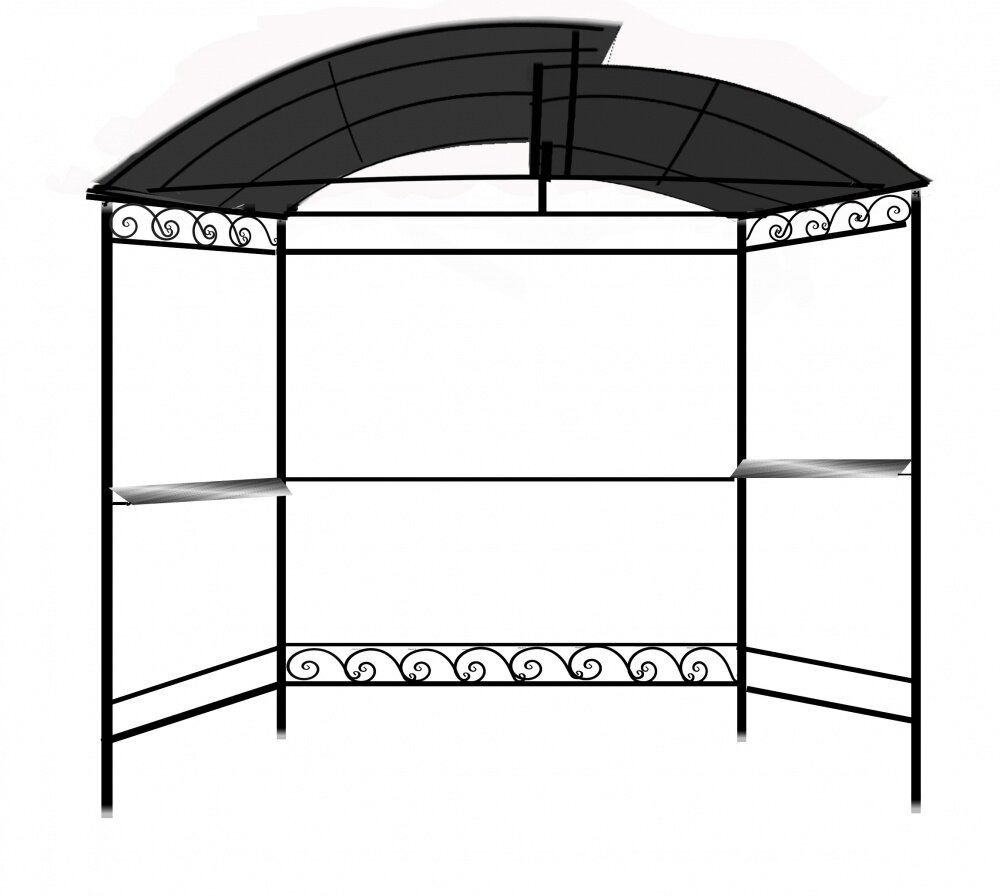 Навес для мангала "Улитка"