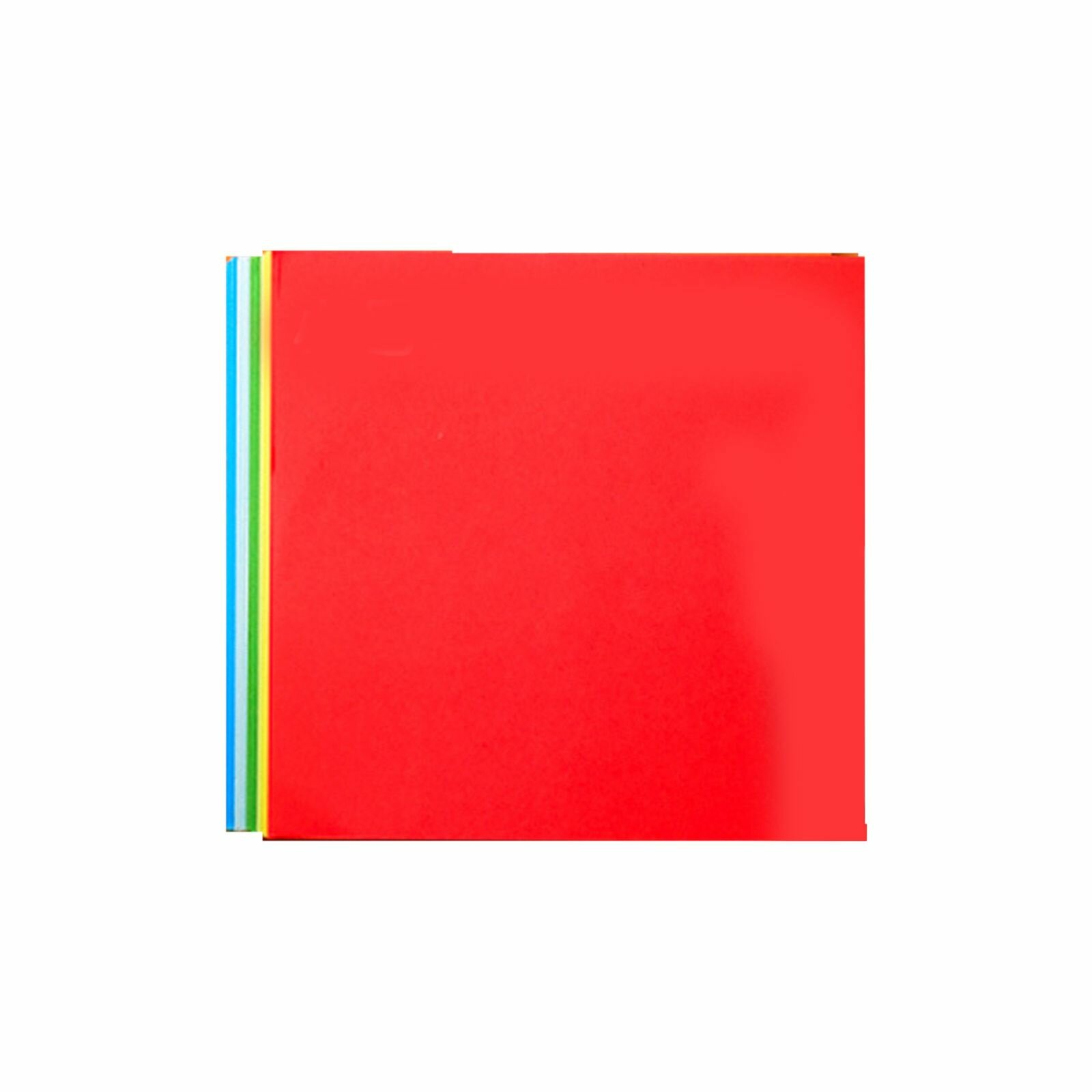 1 упаковка из 100 листов квадратного цветного оригами-A