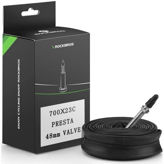 Велокамера Rockbros 700х23C / 25С FV48L ниппель Presta