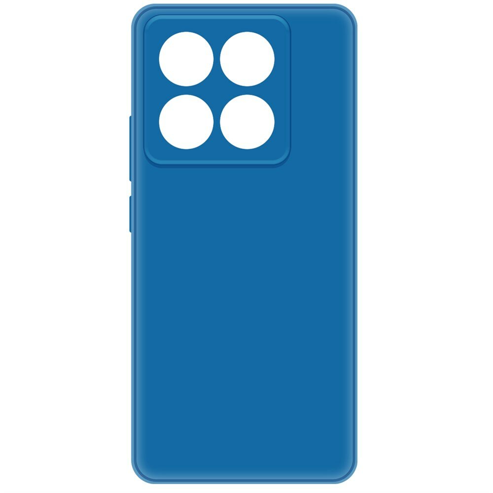 Чехол-накладка Krutoff Silicone Case для Xiaomi 14T Pro синий