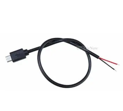 USB кабель питания 2P Micro Male 2.0A 0.25 м