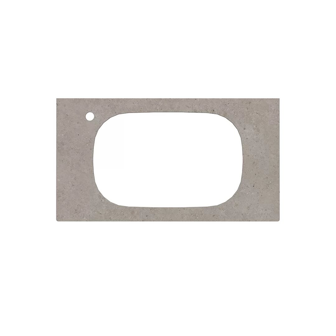 Столешница под раковину Kerama Marazzi Magica 90 MA.2.1. SG519920R\90 серый