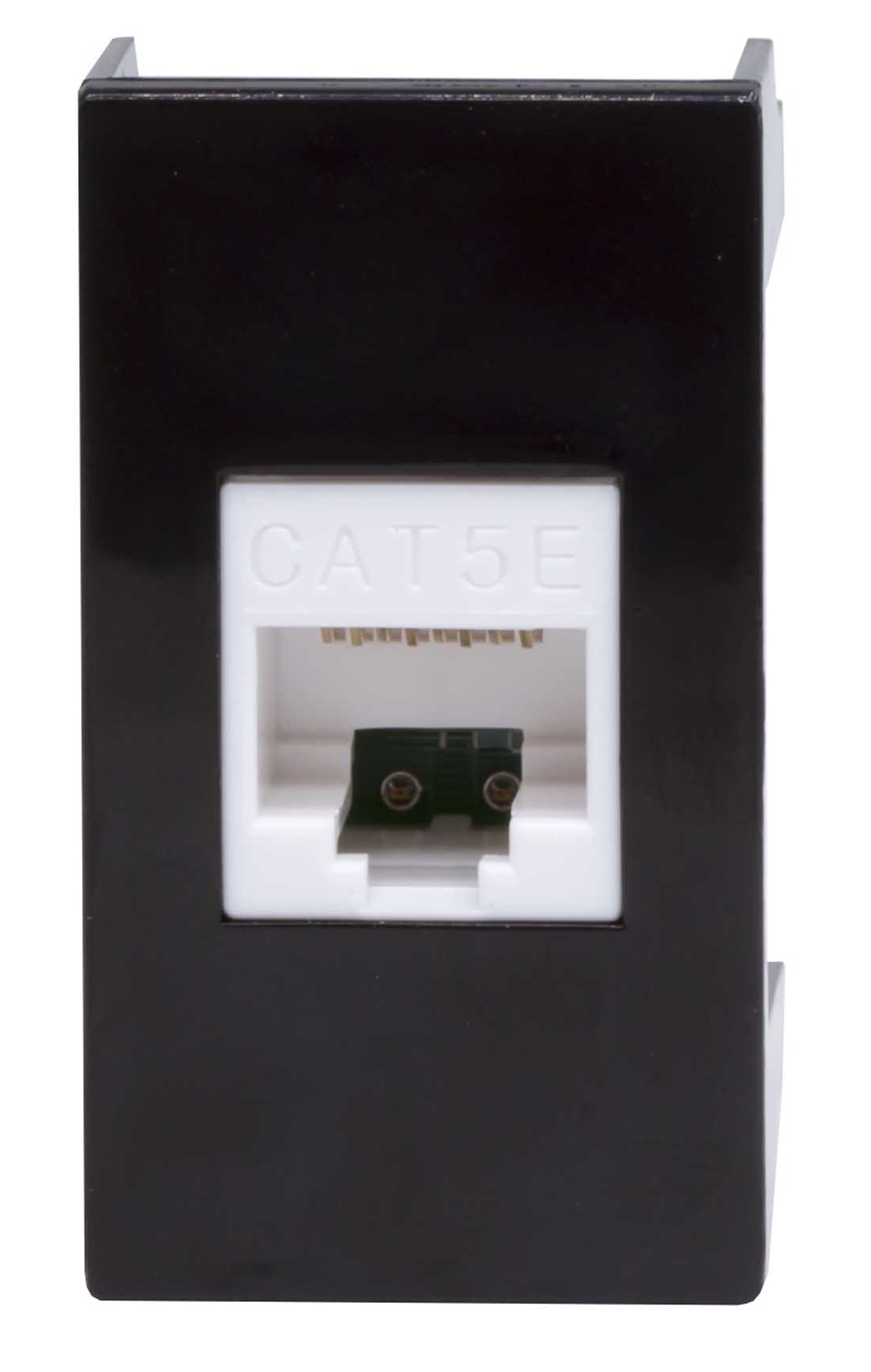 Розетка компьютерная DKC / ДКС Viva RJ-45 кат.5е, модульная, цвет черный, 45238 / электроустановочное оборудование