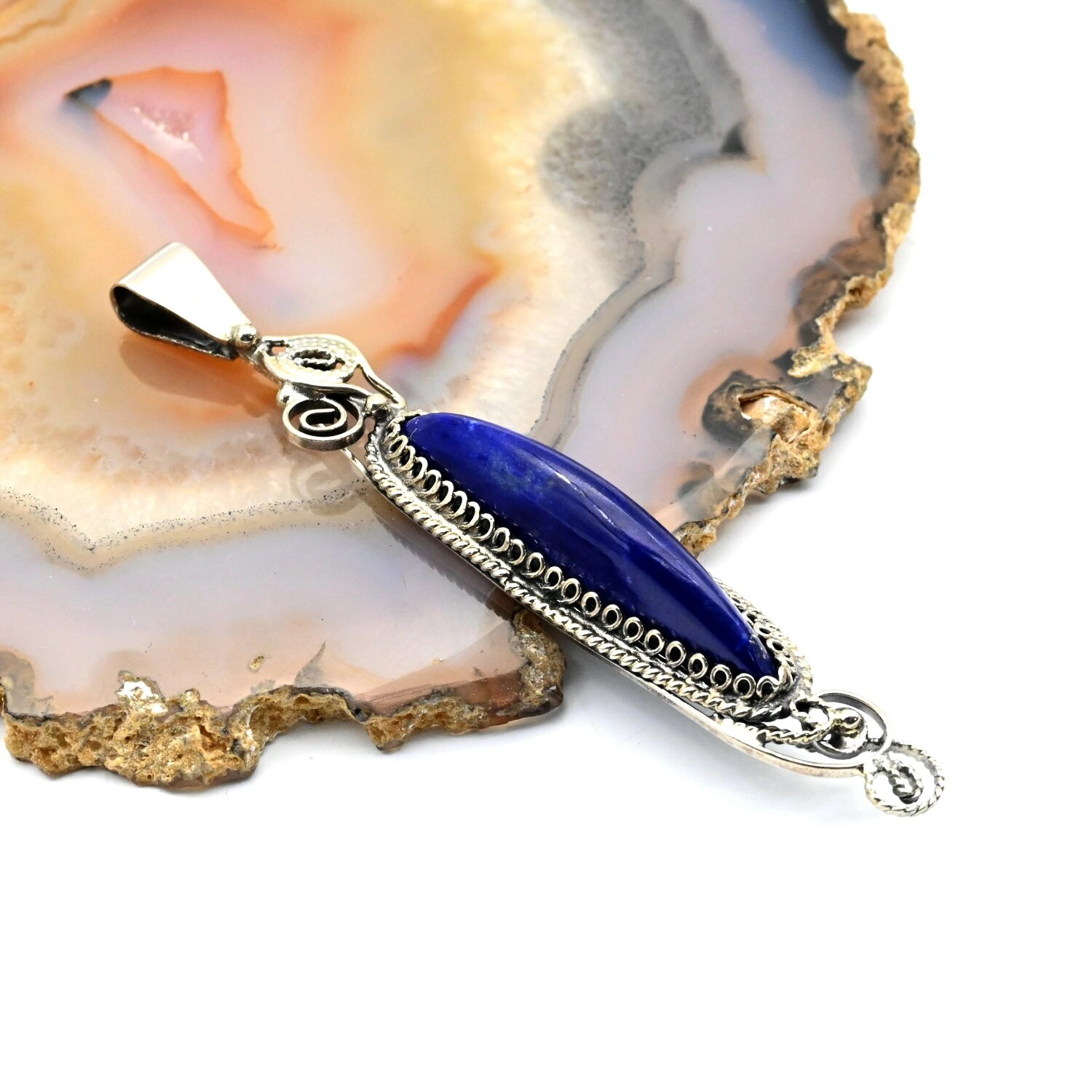 Подвеска, лазурит