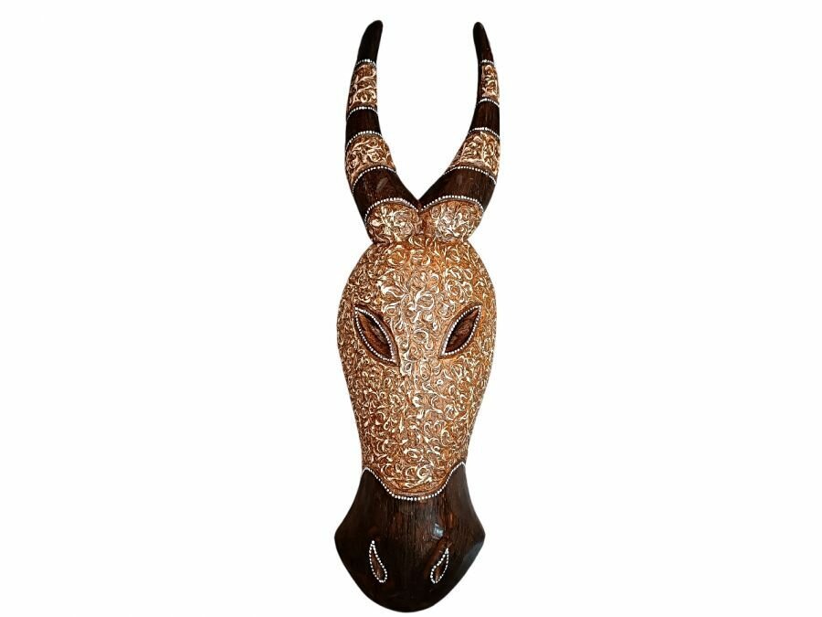 Маска деревянная "Буйвол"