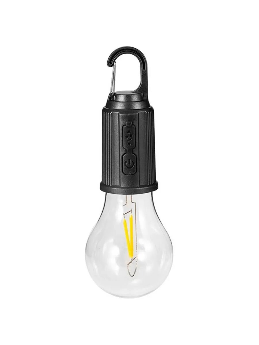 Светодиодный фонарь с карабином для походов