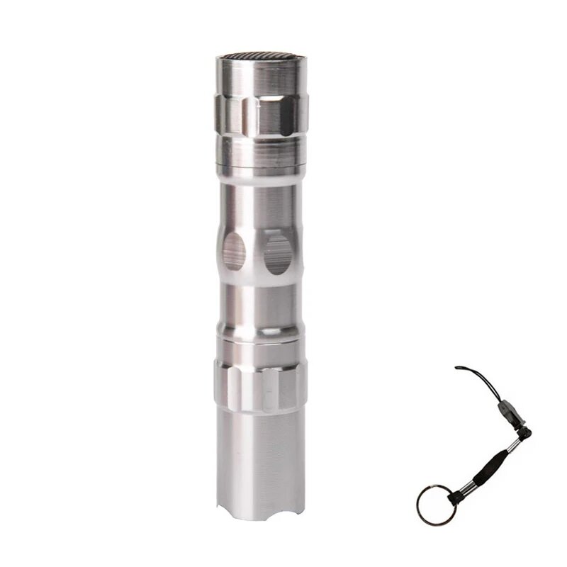 Фонарик MOONBIFFY Silver, портативный