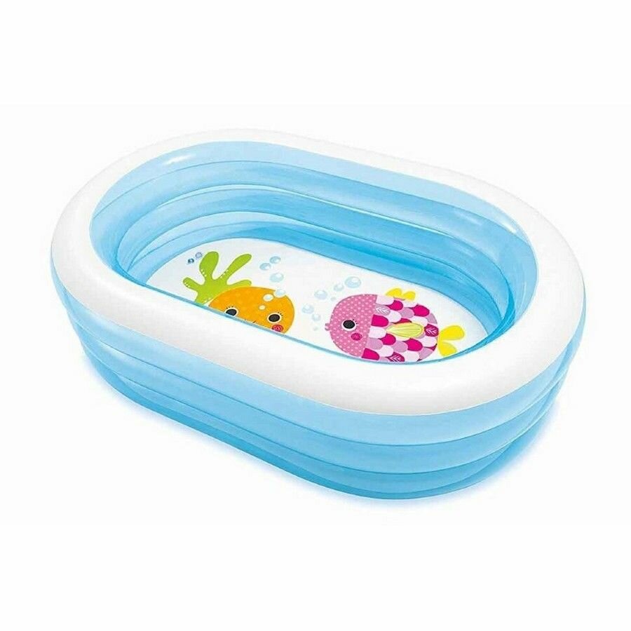 Бассейн детский надувной INTEX 57482 "Овальный"/от 3 лет/163x107x46см/без насоса