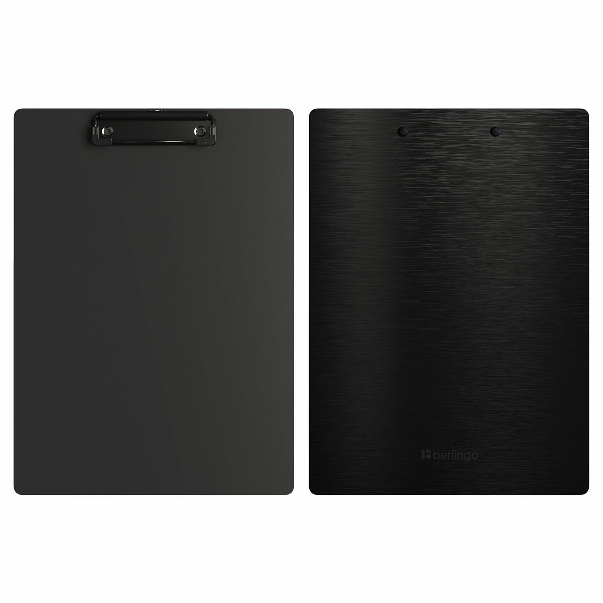 Планшет с зажимом А4 пластиковый "Steel&Style" черный