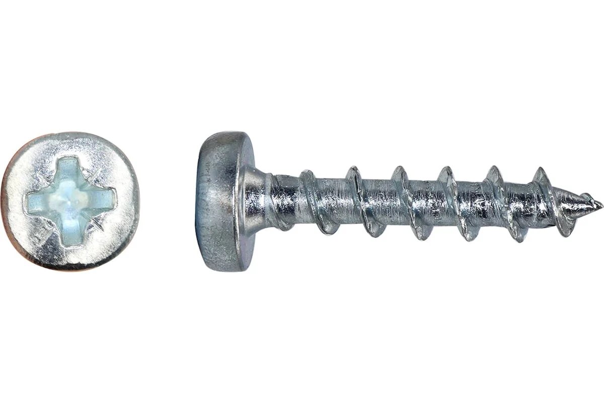 Партнер Шуруп HECO-FIX-plus 4x45 PZ, полукр. гол, полн. резьба, оцинк. (100 шт.) MP192